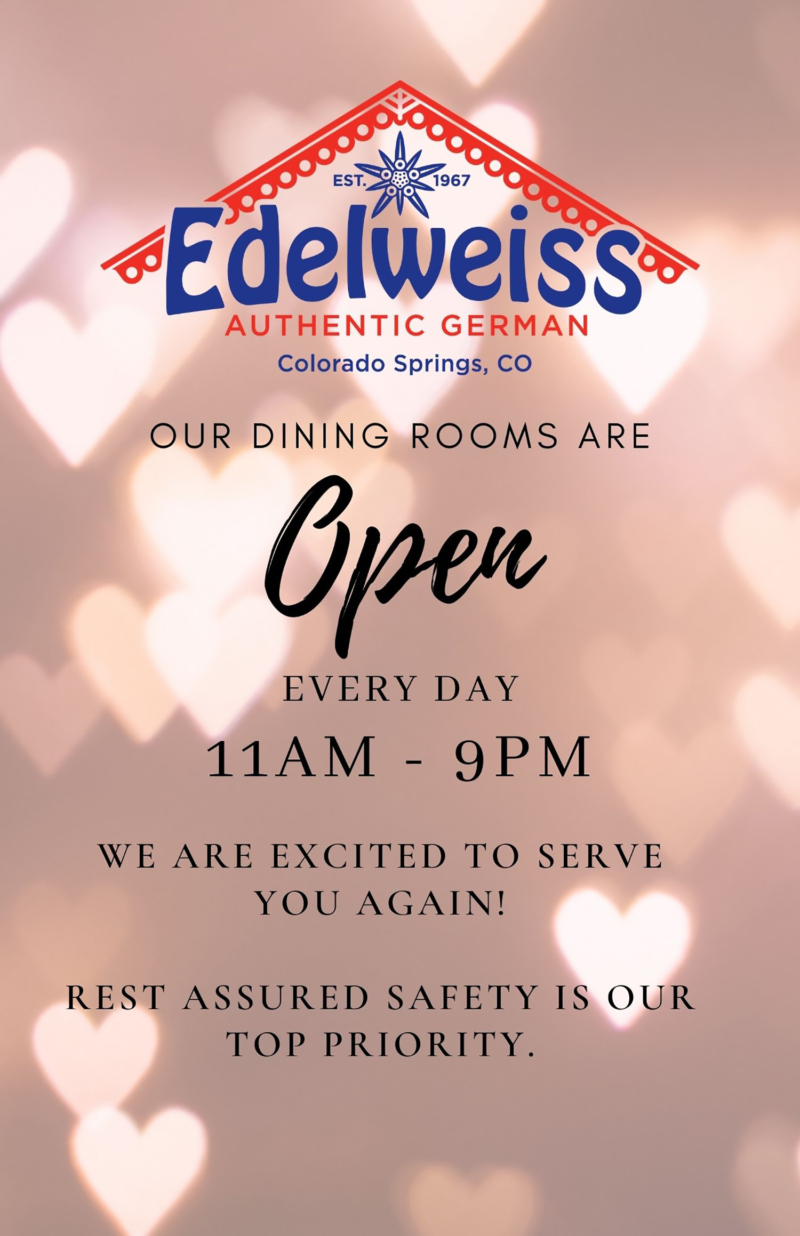 LUNCH MENU - Edelweiss German Restaurant